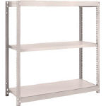 【商品詳細】●奥行(mm):295●間口(mm):1760●高さ(mm):1200●有効間口(mm):1716●棚段数(段):3●色:ネオグレー●組立目安:2人30分●外寸間口(mm):1805●外寸奥行(mm):305●外寸高さ(mm):...
