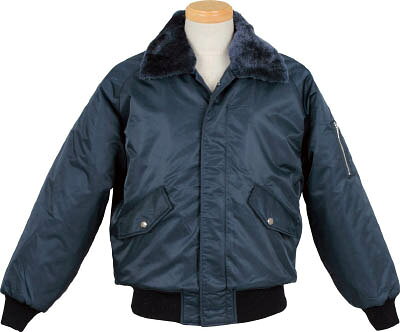 【商品詳細】●ロングセラーのパイロットジャンパーです。●建設業、製造業、運輸業など。●色:ネイビー●サイズ:L●着丈(cm):67●胸囲(cm):123●ゆき丈(cm):86●撥水加工●表:ナイロン100％、裏:ポリエステルシープボア●海外...