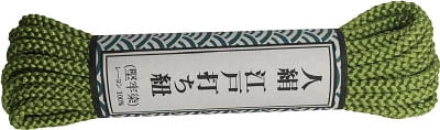 【商品詳細】●色落ちを抑制する堅牢染めです。●和風装飾・手芸・ホビー材として。●和風装飾・手芸・ホビー材として。●色:萌黄●標準幅(mm):4●長さ(m):3●線径(mm):4●パッケージサイズ(幅×高さ×奥行):50mm×165mm×15...