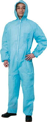 【商品詳細】●軽量で通気性に優れた続服です。●簡単な汚れ作業に便利です。●色:青●サイズ:LL●適応胸囲(cm):92〜108●適応身長(cm):170〜188●背ウエストゴム入り●袖口ゴム入り●左胸・尻ポケット付き●ポリプロピレン（PP)...