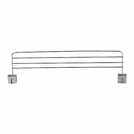 【商品詳細】●メタルミニ専用のガイドです。●収納物の落下を防止します。●奥行(mm):15●適合:メタルラック19Φ●高さ(mm):110●支柱径(mm):25●長さ(mm):110●幅(mm):400●スチール●表面処理:クロムメッキ仕上...