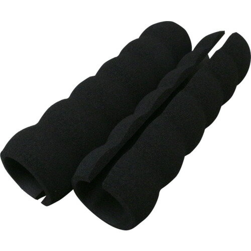 【商品詳細】●台車ハンドル部分のグリップが向上します。●ハンドルの冷えを軽減できます。●安全持ち位置のマーキングとして使用可能です。●ハンドル部分の安全対策、グリップ向上に。●色：ブラック●内径(mm)：28●長さ(mm)：150●取付方法...