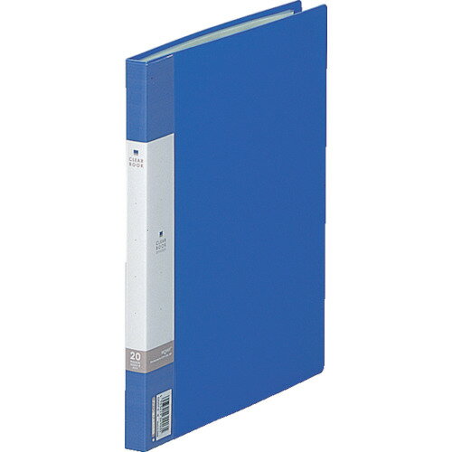 【商品詳細】●分類整理に便利な交換式背見出しタイプのクリアファイルです。●中台紙付です。●タイプ：B5タテ型●収納数(枚)：20●色：青●背幅(mm)：16●ポケット数：20●ポリプロピレン原産国中国JANコード4903419349035【...