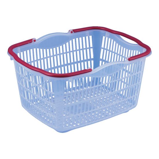 【商品詳細】●小容量用の買い物カゴです。●サイズのバリエーションが豊富です。●容量(L)：10.3●色：クリア●外形寸法(mm)間口×奥行×高さ：359×280×185●有効内寸(mm)間口×奥行×高さ：272×205×163●ポリプロピレ...