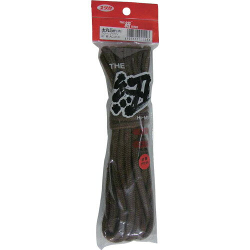 【商品詳細】●手触りが良く発色が綺麗で手芸やホビーに最適です。●布袋の口封じや、手芸など。●色：ブラウン●標準幅(mm)：7●長さ(m)：10●組紐(太丸タイプ)●アクリル原産国日本JANコード4903599025293【送料について】北海...