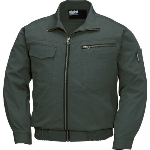 【商品詳細】●現場服2170、2270シリーズの空調服タイプで2170、2270シリーズと上下セットアップでの着用が可能です。●高温多湿の場所や作業全般に。●色：アーミーグリーン●サイズ：L●着丈(cm)：66●胸囲(cm)：120●肩幅(...