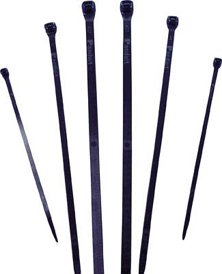 【商品詳細】●柔軟性に優れており電線にピッタリとフィットし横ズレを防ぎます。●独特のネック形状により強度と耐久性がアップしました。●先端の曲がったカーブチップデザインにより素早く目通しができます。●電線、ケーブル固定、結束。●色:黒●幅(m...