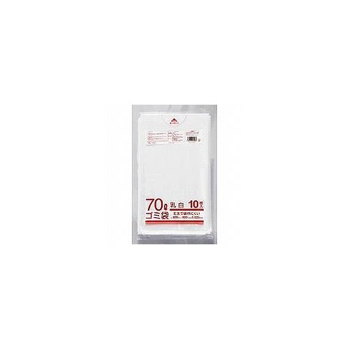 クラフトマン ゴミ袋 70L 10枚 HK-085JANコード4560314960583半透明乳白色で厚みのあるゴミ袋です。丈夫で破れにくい。低密度ポリエチレン＋メタロセン容量：70L800×900×0．035mm◆業務用◆入数：10枚【送...