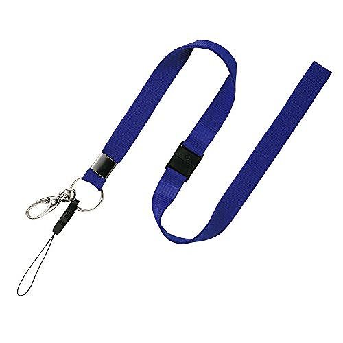 オープン 名札用ストラップ NB-205-BUJANコード4970115553073バランスの良い15mm巾ひも：再生PET青◆ひも・サイズ／L約90cm、巾約15mm◆付属パーツ／2点（フック、脱着パーツ）◆名札ケースは付属しません【送料...