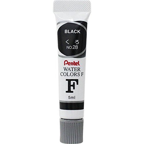 ぺんてる エフスイサイ 黒 WFR-T28JANコード：490250625930113×74×20mm:10gカラー:くろ容量:5ml「ぺんてる エフ水彩 ラミネートチューブ絵の具単色 くろ WFR-T28」は、発色豊かなえのぐの決定版です...