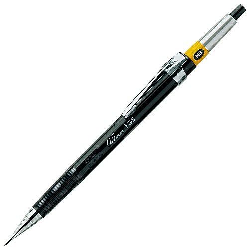 ぺんてる グラフペンシル PG5-ADJANコード：4902506311214サイズ:軸径 13mm ×奥行 9mm × 長さ 147mm重さ:10g芯径:0.5mm材質:軸:再生ABS 先金:真鍮 クリップ:鉄 ノック:ABSグラフペンシ...