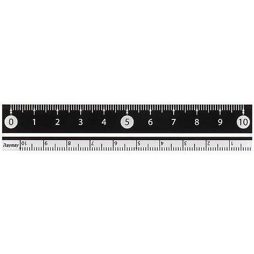 レイメイ 定規 10CM 黒 APJ128BJANコード：490256235500920×110×2数字が認識しやすい白黒のコントラスト。【特長】（1）ハイコントラスト 白と黒のコントラストが強いため文字と目盛りの視認性が良い。（2）大きな...