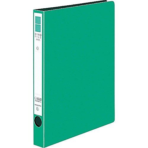 コクヨ リングファイルER フ-UR421GJANコード：4901480027098【寸法】 29×225×267mm【サイズ】 B5-S 【穴数】 2穴【色】 緑 【リング内径】 22mm【適正収容枚数】 170枚ワンタッチとじ具を採用し...