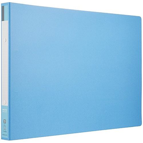 コクヨ リングファイル B4E フ-429BJANコード：4901480033891【寸法】 30×396×267mm【サイズ】 B4-E 【リング内径】 22mm【穴数】 2穴 【色】 青 【適正収容枚数】 170枚とじ具をワンタッチで開...