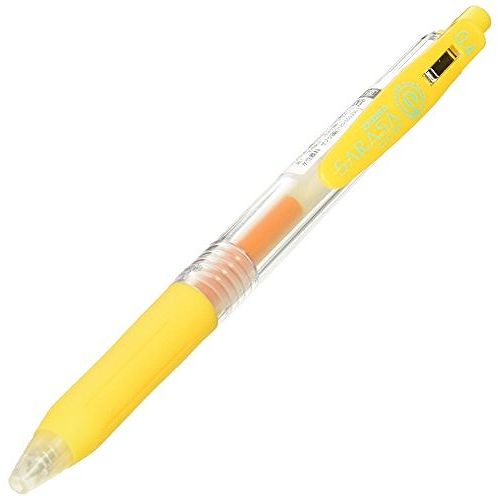 ゼブラ サラサクリップ 0.4 キ JJS15-YJANコード：4901681351251品番：JJS15-Y書き味さらさら、インク色あざやか！ジェルボールペンの定番、サラサクリップ。●軸色:黄●インク色:黄●インキ種類:ゲルインク●ボール...