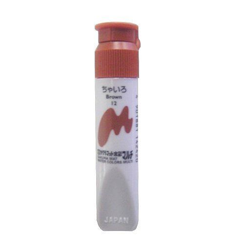 サクラ マット水彩マルチ チャ MWMP-12JANコード：4901881142420カラー：茶色本体サイズ（約）：横1.7×縦8.7cm容量（約）：26gいろいろな物に描ける！図面から工作まで。【特長】・マット水彩の優れた描画特性に、ペッ...