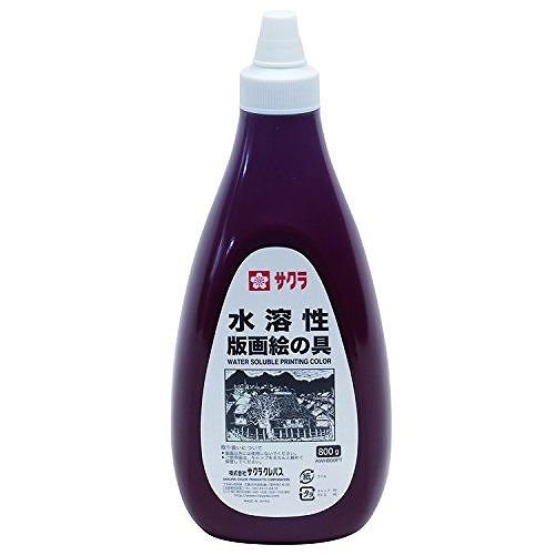 サクラ 版画絵具800G 赤 AWH800PT-19JANコード：4901881876097【特長1】水溶性のため汚れた手や用具は水で洗い落としやすい【特長2】色彩・濃度に重点をおいた使いやすく刷り上がりが美しい【特長3】木版・紙版などの凸...