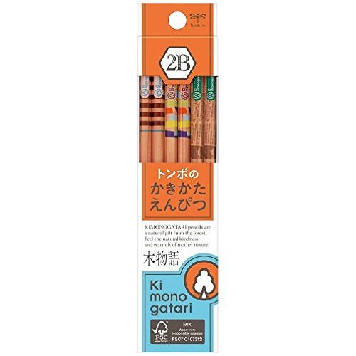 トンボ 鉛筆F03 2B オレンジ KB-KF03-2BJANコード：4901991020922対象性別 : 男女共用木物語カキカタ鉛筆03オレンジ 2B KB-KF03-2Bサイズ W48×D17×H180mm 64g内容 硬度2B 12...