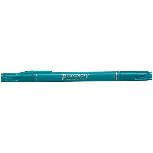 トンボ プレイカラーK エメラルドグリーン WS-PK85JANコード：4901991647488細かい字もつぶれない超極細芯と、固めで丈夫な太芯のツインタイプです。●0.3mmの超極細芯と0.8mmの太芯を採用しています。 使い分けてノー...