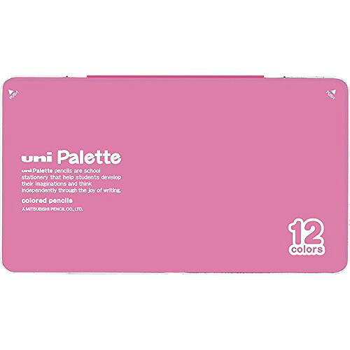 三菱鉛筆 色鉛筆12色 PLT ピンク K88012CPLT13JANコード：4902778044360880級12色セット色:黄色、橙色、黄緑、緑、水色、紫、桃色、赤、薄橙、茶色、黒、青重量:159gサイズ:縦106mm×横186mm×厚...