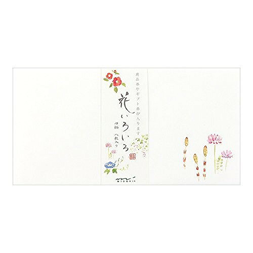 ミドリ 封筒花いろいろ 20408JANコード：49028052040889.8×18.9cm重量:38g8枚入(4柄×2枚)。【送料について】北海道、沖縄、離島は送料を頂きます。