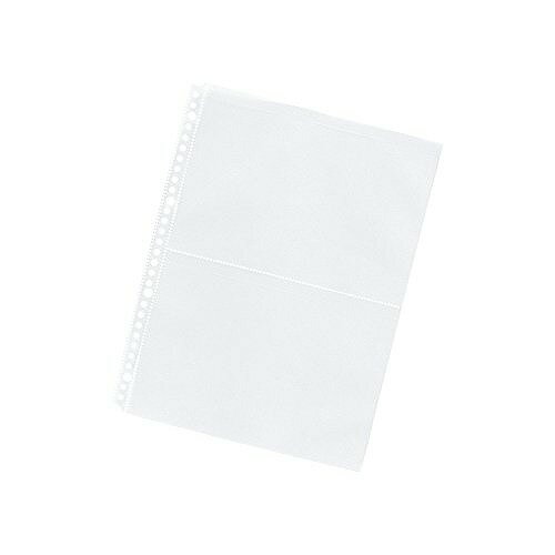 リヒト クリヤーポケット A4S G49140JANコード：490341935539523cm×0.5cm×30.2cm重量:132g1組=20枚チケット・領収書などA5用紙の保管に便利な2ポケット多穴タイプのクリヤーブック用リフィルです。...
