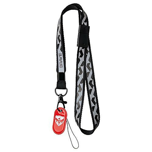 ソニック ブレイブ ストラップ ブラック SK-6410-DJANコード：4970116042750子どもにちょうどいい長さのネックストラップ。反射板つきで夜道も安心です。強い力で引っ張られると外れる安全パーツがつき、巻き込み事故を防止しま...