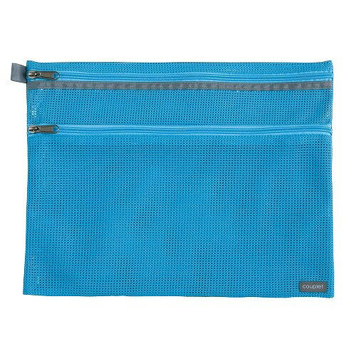 セキセイ メッシュケース A4 Lブルー CP-3376-11JANコード：49742141550915.5×35.5×27.5cm【送料について】北海道、沖縄、離島は送料を頂きます。