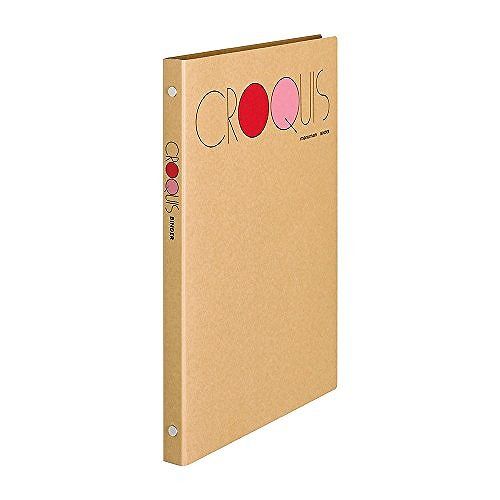 マルマンファイルノートプラスチックバインダークロッキーバインダーB526穴F215JANコード：4979093215010クロッキーリーフが10枚付いている、ルーズリーフバインダーです。マルマン定番クロッキーブック「CROQUIS」をモチー...