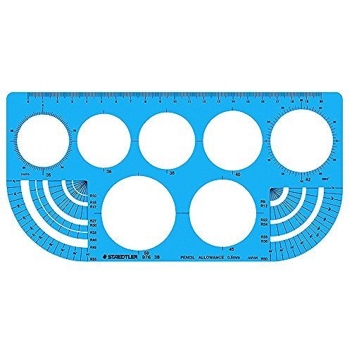 ステッドラー日本 円・円周定規 976 38JANコード：495541497638911.5×23×0.1cm976シリーズのテンプレートは、ドイツ・ステッドラー社との技術提携により日本で共同開発された製品です。●エッジ付 ●円35〜50m...