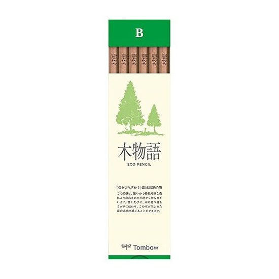 トンボ 鉛筆S木物語B LA-KSB 1ダースJANコード：4901991021912トンボ鉛筆 鉛筆 S木物語 B 1ダース LA-KSB【S木物語】「森を守り活かす」森林認証鉛筆【特長】温か木目を活かしたデザイン/木の優しい肌触りを活か...