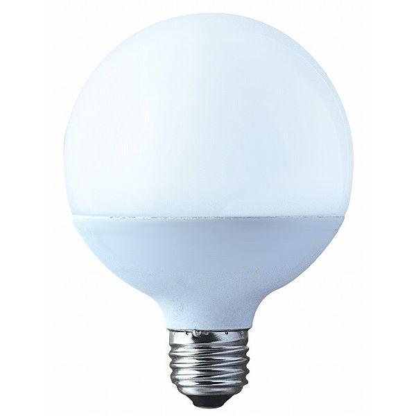 ボール形LED口金E26昼白色5000K明るさ60W相当ガラス直径95mm全光束700lmホワイトガラス球配光角度180°定格寿命40000H調光不可屋内用【代引きについて】こちらの商品は、代引きでの出荷は受け付けておりません。【送料につい...
