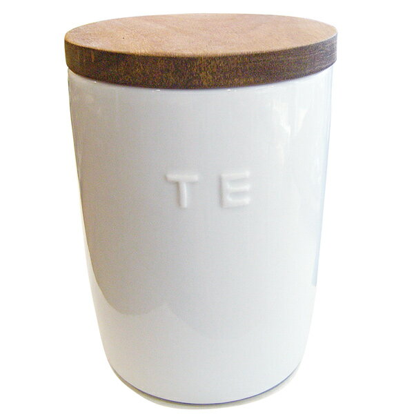 ●男女問わずに使っていただける自然素材と高いデザイン性にこだわった「新・定番」を目指した「63　-ロクサン-」シリーズです。●シンプルなデザインの陶器製キャニスターです。●デザインされているロゴは、スウェーデン語で「お茶」（tea）の意味で...