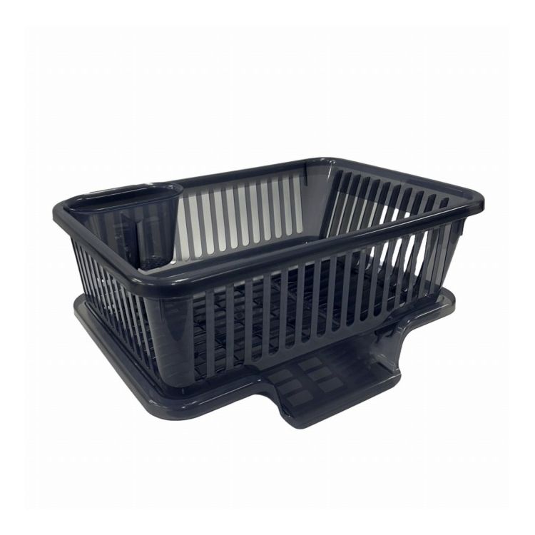 【商品説明】水はけ抜群で、水アカ・ヌメリがつきにくく乾きが早い水切りかごです。箸立てパーツも付属しているので、お箸やスプーンなどのカトラリーも食器とまとめて水切りができます。水受けの水が直接シンクに流れ込む構造で食器洗いのたびに水を捨てる手...