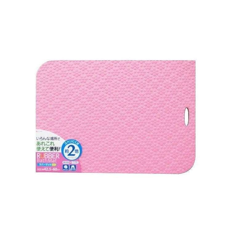 【商品説明】丈夫でスベりにくい、あったかラバーマットです。底面は滑りにくい素材を使用しており、さらに吸盤形状になっていますので、床面がぬれた状態でも滑りにくくなっています。コンパクトなミニサイズなので、シャワーマットや洗面マット、ユニットバ...