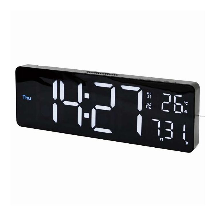 【商品説明】時刻や日付、曜日、温度をひと目で確認できます。どんなテイストにもなじむクールなデザインで、置くだけで空間をスタイリッシュに引き立てます。Wi-Fiで時刻とカレンダーを自動調整し、いつでも正確な日時を保ちます。離れていても見やすい...