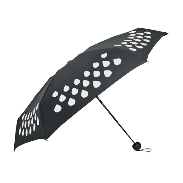 【商品説明】雨に濡れると白いプリントがカラフルに色づく不思議な傘です。魔法みたいな傘で、雨の日も楽しくおでかけできます。コンパクトで持ち歩きに便利な折りたたみ傘です。ややコンパクトなサイズなので邪魔にならず、細い通路も歩きやすいです。おしゃ...
