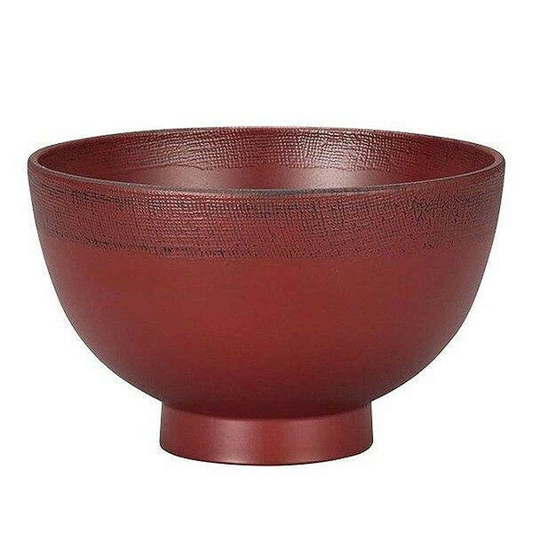 【商品説明】石川県山中塗で作られている山中漆器（合成漆器）です。具沢山の味噌汁やちょっとした丼物にも使える大きめのお椀です。電子レンジ対応で、「1人分の温めなおし」にも最適です。キズつきにくく丈夫なプラスチック製です。軽くて割れにくく、お子...