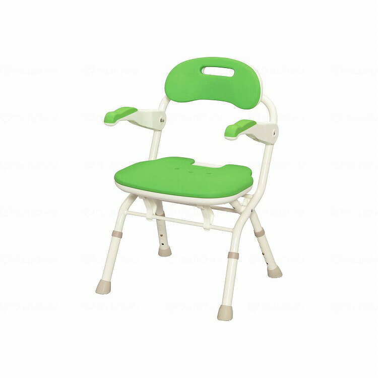 ○ポイント1片手ですばやく折りたため、自立します座面後方の持ち手を上に引きあげるだけの簡単操作で、コンパクトに折りたたみができます。折りたたみ後、自立するので、すぐ次の介助動作へ移れます。○ポイント2片手ですばやく折りたためるので転倒リスク...
