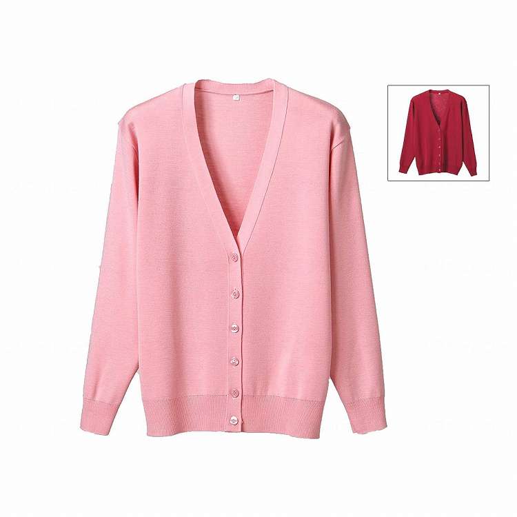 【商品説明】カジュアルな着こなしにも重宝するニットです。○材質素材：アクリル70％・ウール30％　14ゲージ・ゴム編み○規格詳細○サイズ：S（バスト92、肩巾38、袖丈53、着丈61cm）○機能：抗ピル加工（毛玉防止）、静電気防止、家庭洗濯...