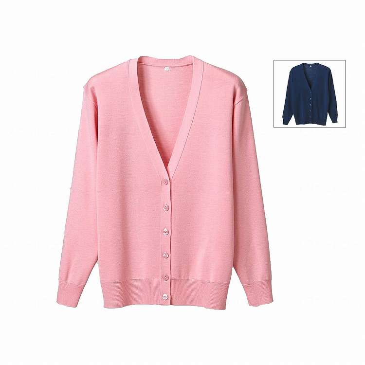 【商品説明】カジュアルな着こなしにも重宝するニットです。○材質素材：アクリル70％・ウール30％　14ゲージ・ゴム編み○規格詳細○サイズ：M（バスト98、肩巾39、袖丈54、着丈62cm）○機能：抗ピル加工（毛玉防止）、静電気防止、家庭洗濯...