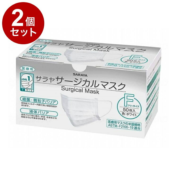 【商品説明】細菌・微粒子バリア性と液体バリア性に優れた、不織布三層構造です。米国規格ASTM F2100-19 に適合した医療用マスクです。丈夫でソフトな丸ゴム○サイズ：9.5×17.5cm○ASTM F2100-19規格 レベル1※メーカ...