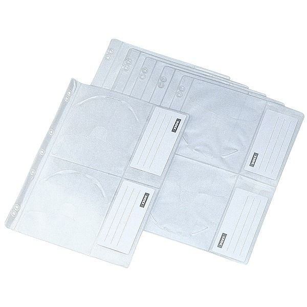 【商品詳細】メディアの整理・管理に最適なA4ファイルサイズのCD・DVD用リフィルシート。●FF-CD40用追加リフィルシートです。3シートまで追加して使用することができます。●一般の2穴、3穴、4穴のリングファイルにも対応しています。●不...