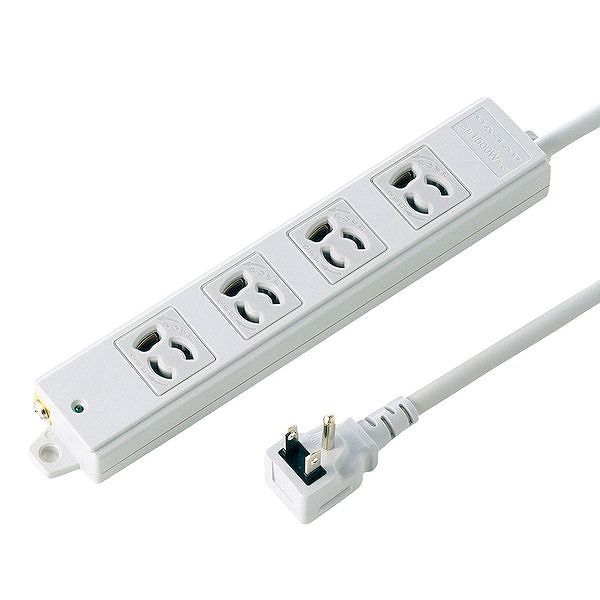 【商品詳細】環境に優しいケーブルを使用。3P抜け止めマグネットL型プラグ・4個口3m。●通電ランプ付き●マグネット付き●熱に強い二重構造ケース●L型プラグ●エコ対応（RoHS対応）「RoHS指令」に基づき、特定有害物質を使用制限した製品です...