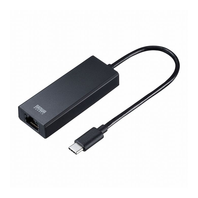 【商品特長】●USB Type-CポートをLANポート（RJ-45コネクタ）に変換するアダプタです。●USB3.2 Gen1（USB3.1/3.0）対応で最大転送速度2.5ギガビット（2.5GBASE-T）/ギガビット（1000BASE-T...