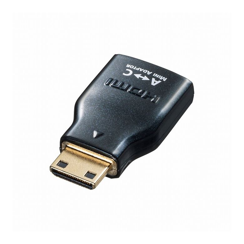 【商品特長】●HDMIケーブルをデジカメなどのミニHDMI（HDMIタイプC）端子に変換するアダプタです。●専用のミニHDMIケーブルがなくても、お手持ちの標準HDMIケーブルと本製品でデジカメ・タブレットなどとテレビを接続できます。●外出...