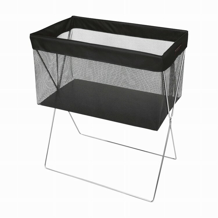 【商品説明】物の出し入れがしやすい浅型タイプ。コンパクトに折りたたみができます。容量：2.7Lカラー：ブラック製品サイズ：W430×D250×H510(バッグ250)mm本体重量：1140g材質：バッグ=ナイロン、フレーム=スチール(クロー...