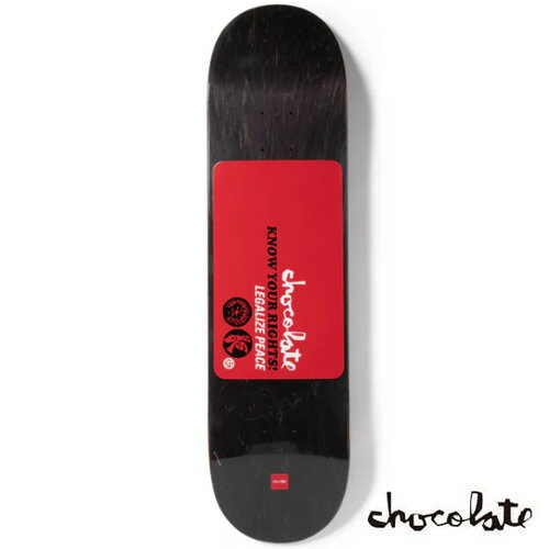 【メーカー在庫商品】メーカー在庫の為、タイミングにより完売になっている場合がございます。商品ご到着までに5～10日ほどかかりますので、予めご了承ください。 スケートブランド、CHOCOLATELのスケートボードデッキです。 TWIN TIP...