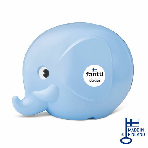 クリっとした目がとってもかわいいゾウの貯金箱です。貯金の目標を達成しやすいコンパクトなフォルム。丸みを帯びたキュートなフォルムでお部屋のインテリアにも！付属の鍵で底の蓋を開閉できます。 MK-TRESMER社(フィンランド) フィンランドで...