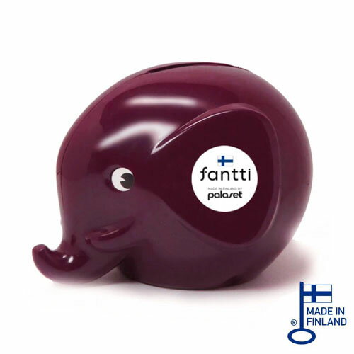 クリっとした目がとってもかわいいゾウの貯金箱です。貯金の目標を達成しやすいコンパクトなフォルム。丸みを帯びたキュートなフォルムでお部屋のインテリアにも！付属の鍵で底の蓋を開閉できます。 MK-TRESMER社(フィンランド) フィンランドで...